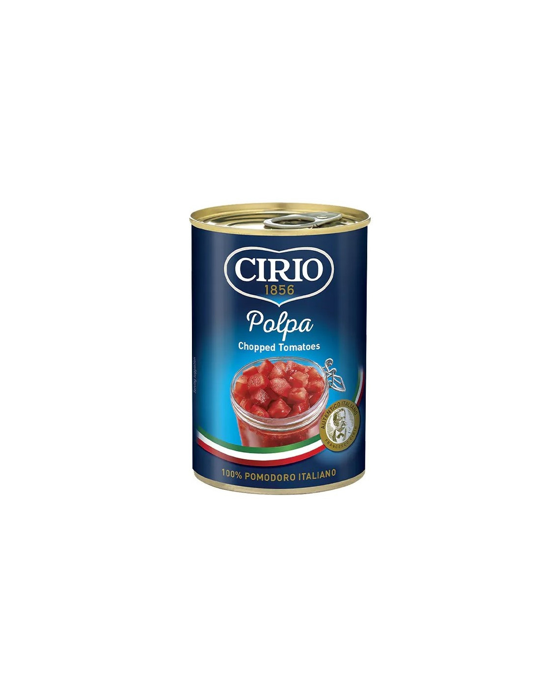 CIRIO ซีรีโอ Chopped Tomatoes มะเขือเทศแบบสับหยาบ บรรจุกระป๋อง